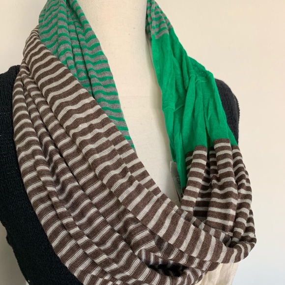 LOFT | Accessories | Loft Colorblock Infinity Scarf | Poshmark
